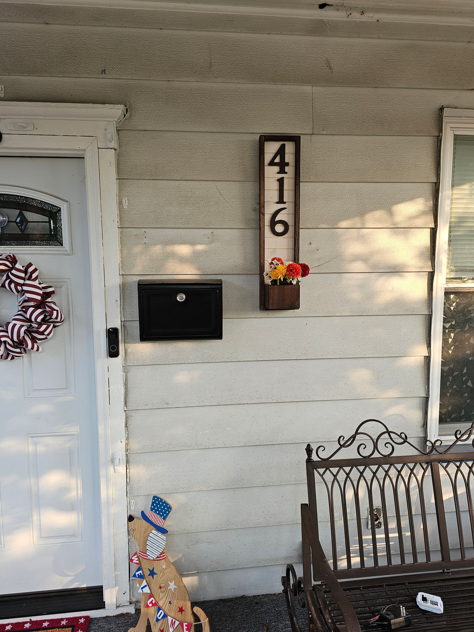 Custom Hanging Address Planter Box (heritage House Numbers) - Etsy