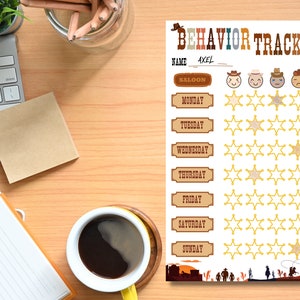 Behavior Tracker, Behavior Chart for Kids, Kids Behavior Chart ...