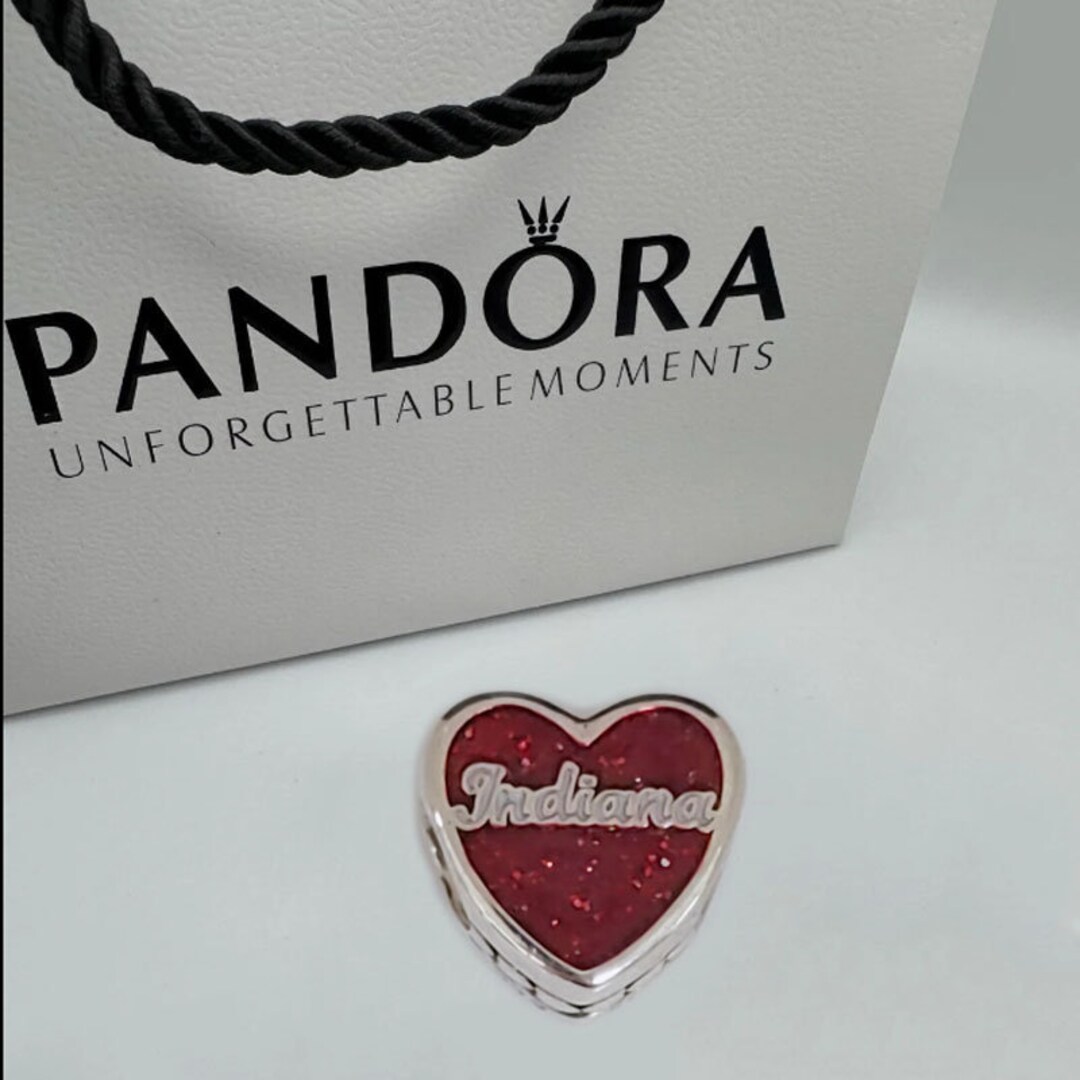 Pandora Indiana Heart Shaped Exclusive Charm Bead, S925 Silver Pendant ...