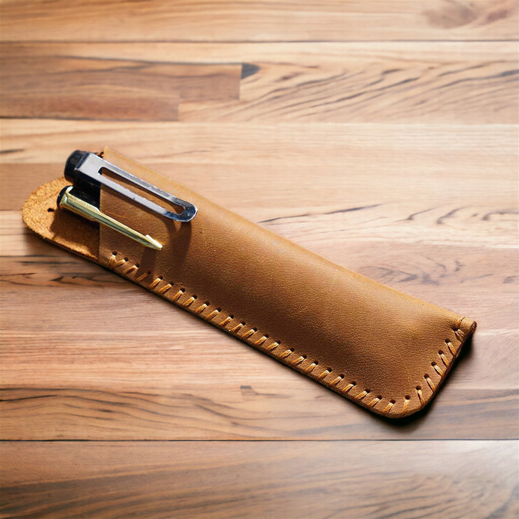 Personalised Double Leather Pencil Case, Imprinting Personalized ...