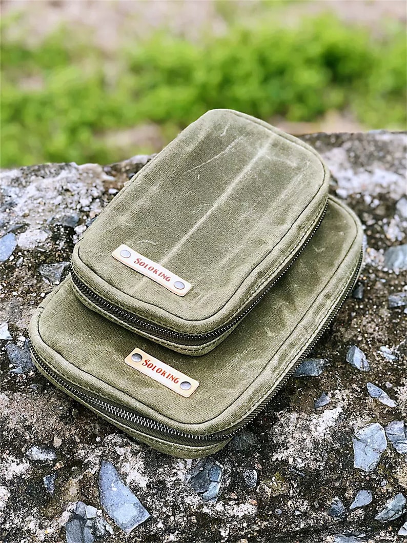 Handmade Canvas Zipper Pouch: A5/A6 Loose-leaf Organizer - Etsy