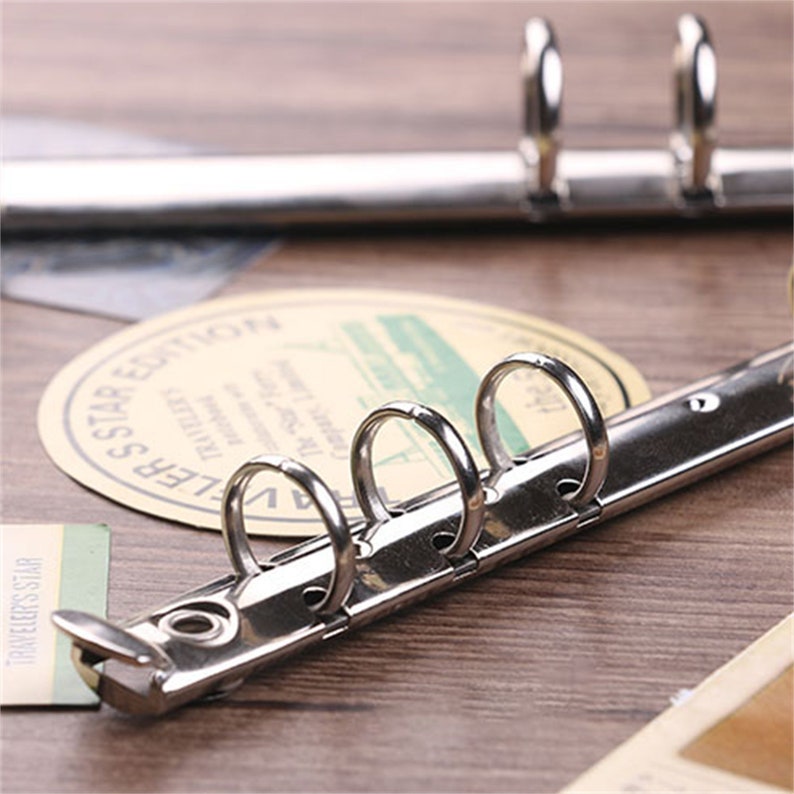 Stainless Steel Ring Binder: Loose-leaf Book, DIY Craft Accessories - Etsy