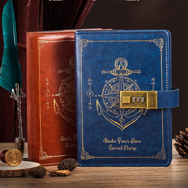Locking Password Diary - Etsy