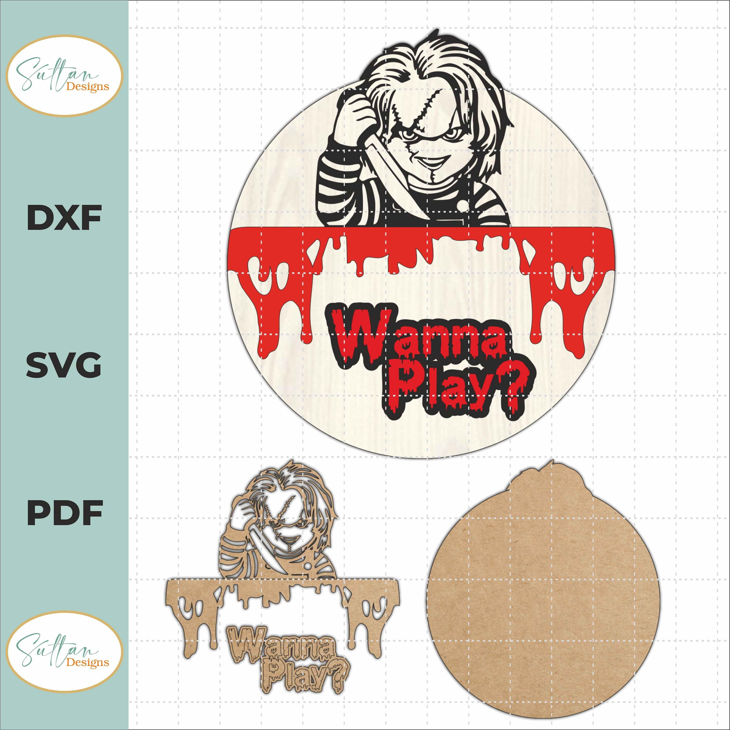 Horror Characters Door Sign Svg, Halloween Door Hanger Svg, Halloween ...