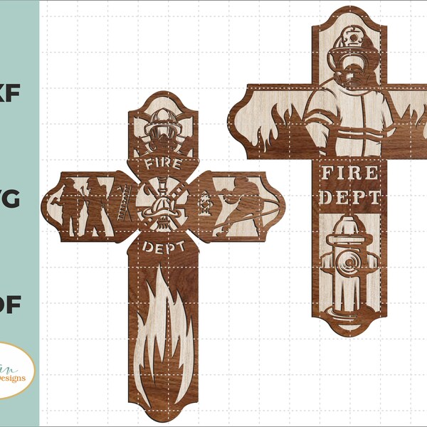 Fireman Cross - Etsy