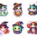 85 Watercolor Halloween Animals PNG, Spooky Zoo Animals Clipart, Witch ...