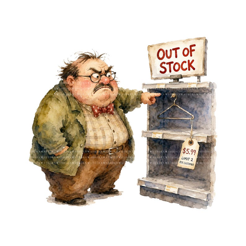 26 Funny Grumpy Characters Bundle, Sarcastic Watercolor Clipart PNG ...