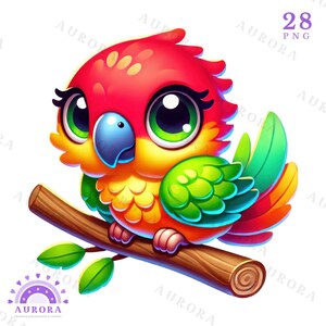 28 Colorful Baby Birds Clipart, Cute Baby Birds Sublimation PNG, Bird ...