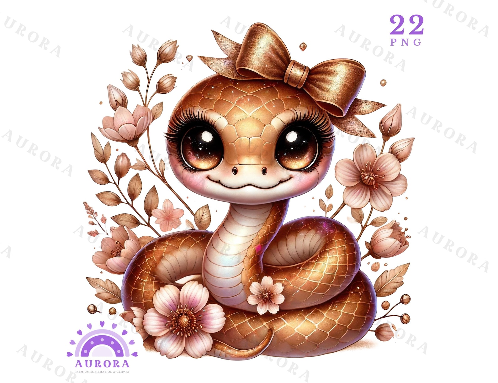22 Cute Baby Snake Clipart, Nursery Art, Digital Planner, Journaling ...