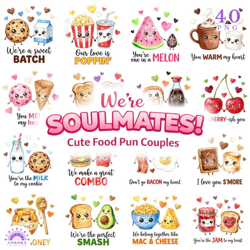 Food Clip Art Stickers - Etsy UK