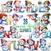 Snowman Alphabet With Numbers Clipart, Christmas Alphabet, Winter ...