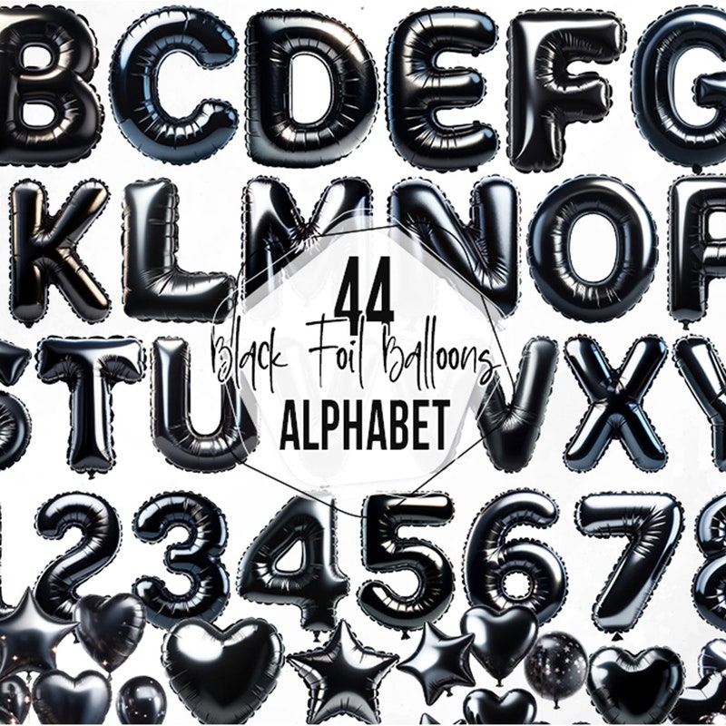 Alphabet Balloons - Etsy