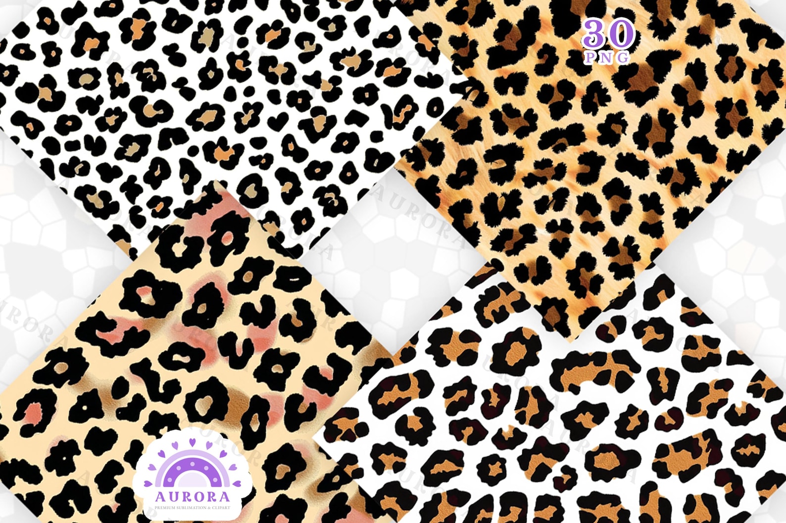 30 Seamless Leopard Print Background, Animal Print Patterns, Cheetah ...