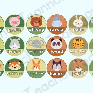 Printable Jungle-themed Affirmations Station for Kids | Positive ...