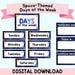 Printable Space Days of the Week | Outer Space Classroom Decor | Galaxy ...