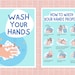 Handwashing Poster, Classroom Decoration, How to Wash Hands Properly - Etsy