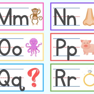 Printable Alphabet Flashcards | Aa to Zz Pictures | Phonics Song ...