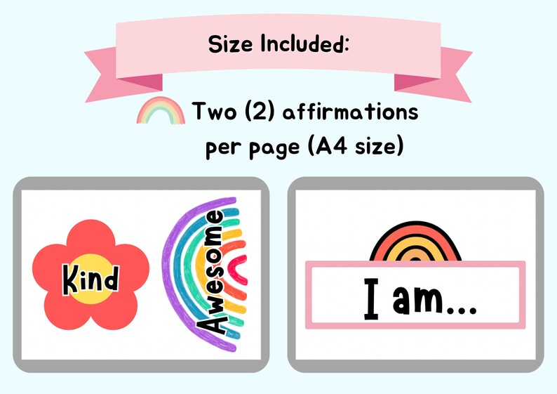 Printable Affirmation Station: Positive Affirmations for Kids ...