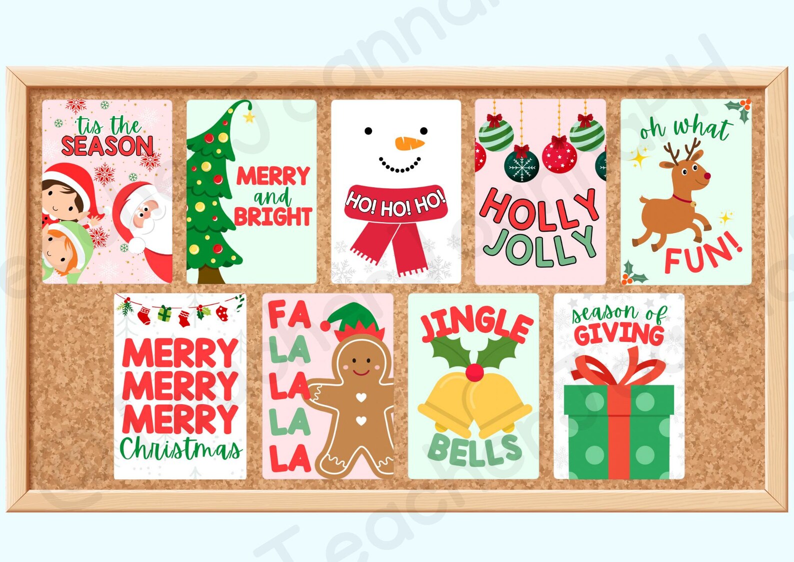 Christmas Classroom Posters, Classroom Decor - Etsy