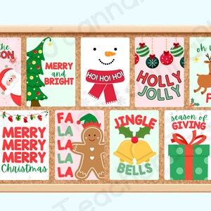 Christmas Classroom Posters, Classroom Decor - Etsy