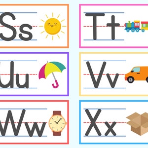 Printable Alphabet Flashcards | Aa to Zz Pictures | Phonics Song ...