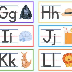 Printable Alphabet Flashcards | Aa to Zz Pictures | Phonics Song ...