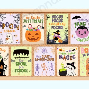 Halloween Classroom Posters, Classroom Decor - Etsy