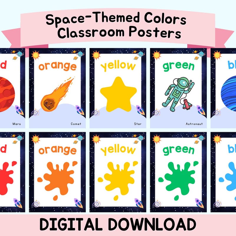 Galaxy Chart Poster - Etsy