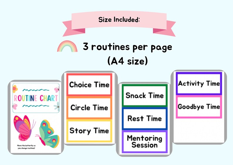 Printable Classroom Routine Chart, Classroom Decoration - Etsy