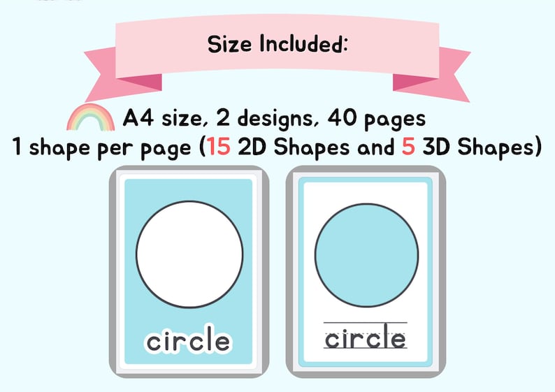 Bright Pastel Classroom Shapes Poster, 2D and 3D Shapes, Classroom ...