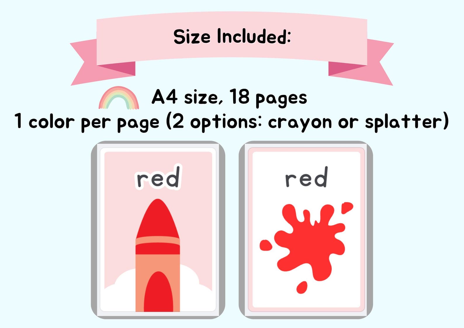 Bright Pastel Classroom Colors Poster, Crayons and Splats, Classroom ...