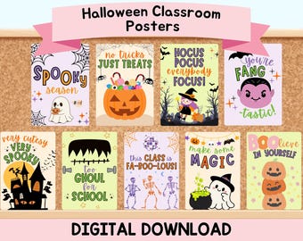 Halloween Blooms Growth Mindset Classroom Posters, Classroom ...