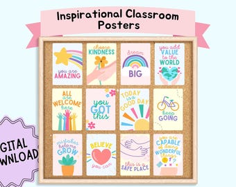 Printable Growth Mindset Posters | Inspirational Quotes for Kids ...
