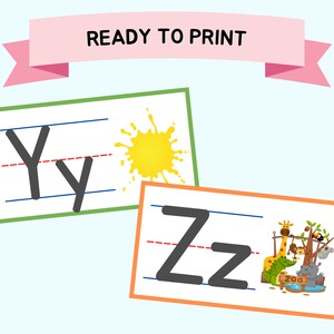 Printable Alphabet Flashcards | Aa to Zz Pictures | Phonics Song ...