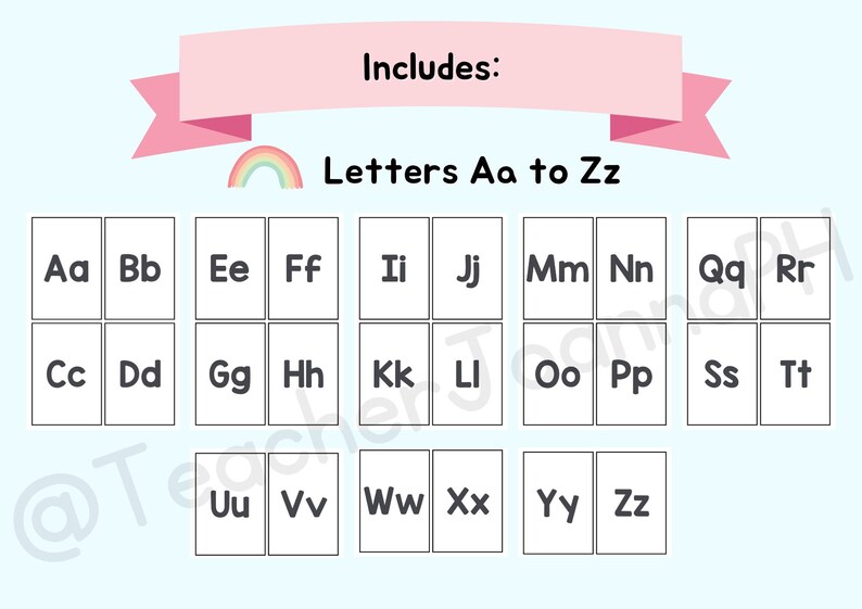 Printable Alphabet Flashcards | Uppercase & Lowercase Letters | Early ...