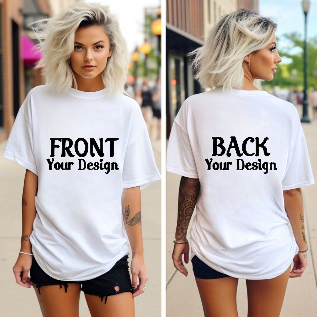 Front and Back Custom Shirt, Custom Shirt, Inspired Shirt, Front and ...