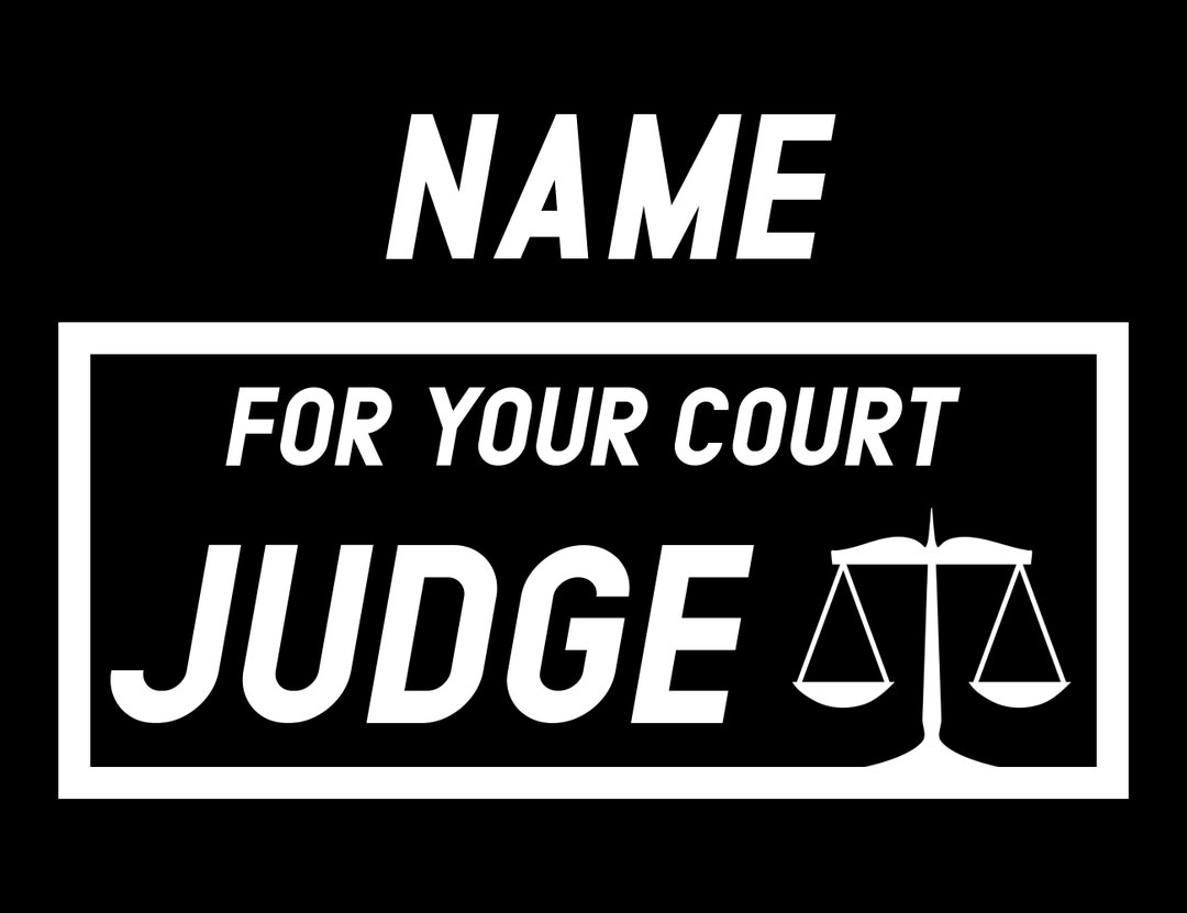 Judge Election Sign Design - Etsy