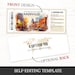 Editable Nashville Boarding Pass Template, Surprise Trip to Nashville ...