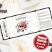 Surprise Tattoo Ticket Template, Customizable and Printable Tattoo ...