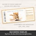 Editable Kitten Gift Certificate Template for Cat Lover, Personalized ...