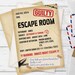 Jail Breakout Escape Room Birthday Invitation, Editable Prison Breakout ...