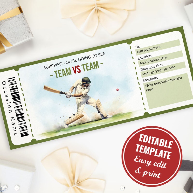 Cricket Tickets Gift - 60+ Gift Ideas for 2026