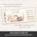 Editable Cat Cafe Gift Certificate Template for Cat Lover, Surprise ...
