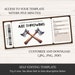 Editable Axe Throwing Gift Certificate Template, Printable Throwing Axe ...