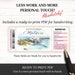 Editable Maldives Boarding Pass Template, Personalized Printable ...
