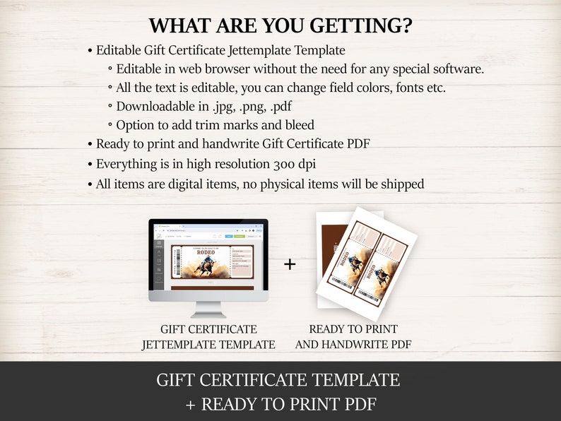 Surprise Bull Rodeo Ticket Template, Customizable and Printable Bull ...