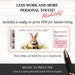 Editable Rabbit Gift Certificate Template for Rabbit Lover ...