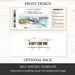Editable Maldives Boarding Pass Template, Personalized Printable ...