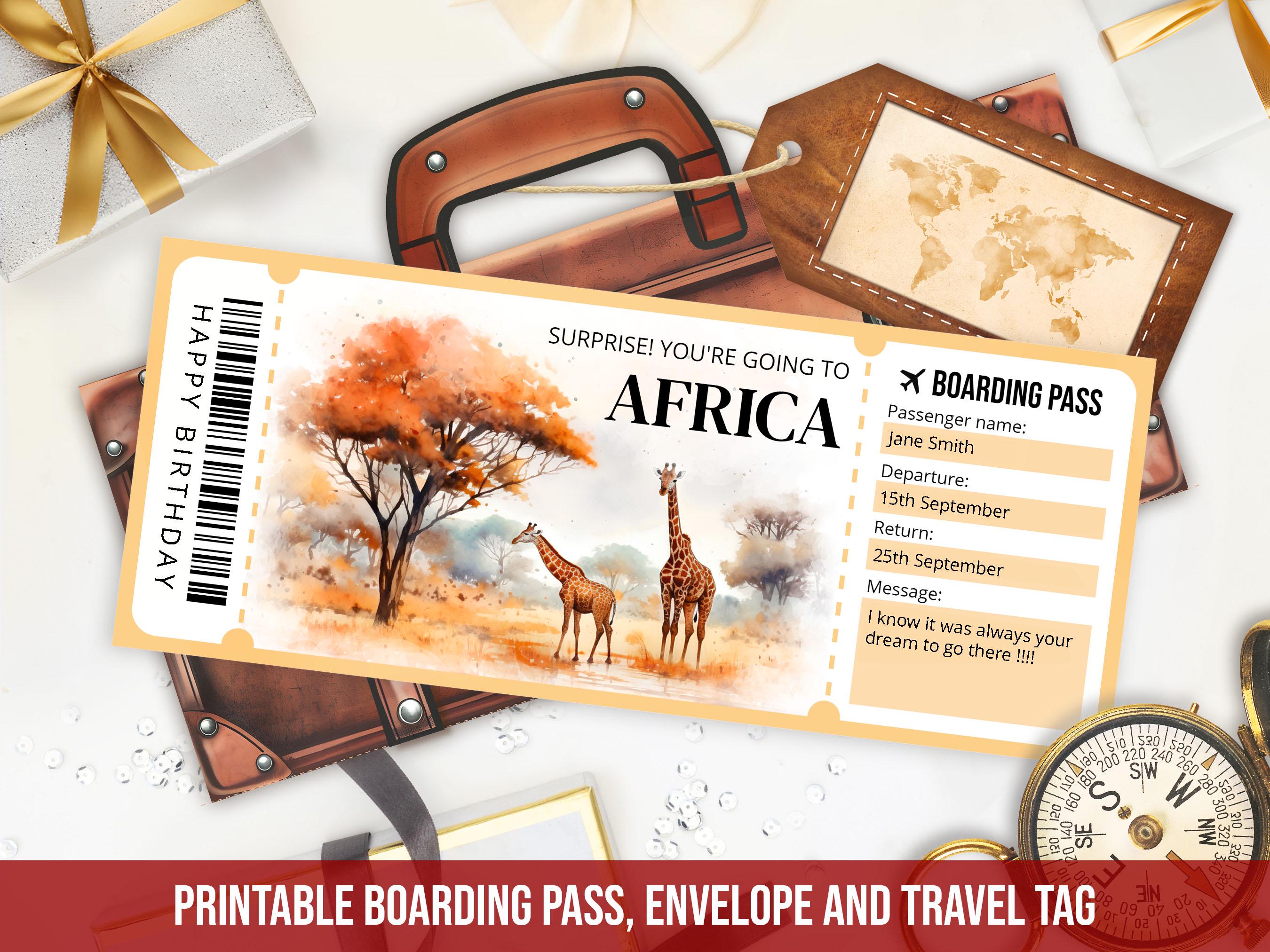 African Themed Invitations