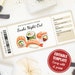 Editable Sushi Night Out Gift Certificate Template for Sushi Lover ...